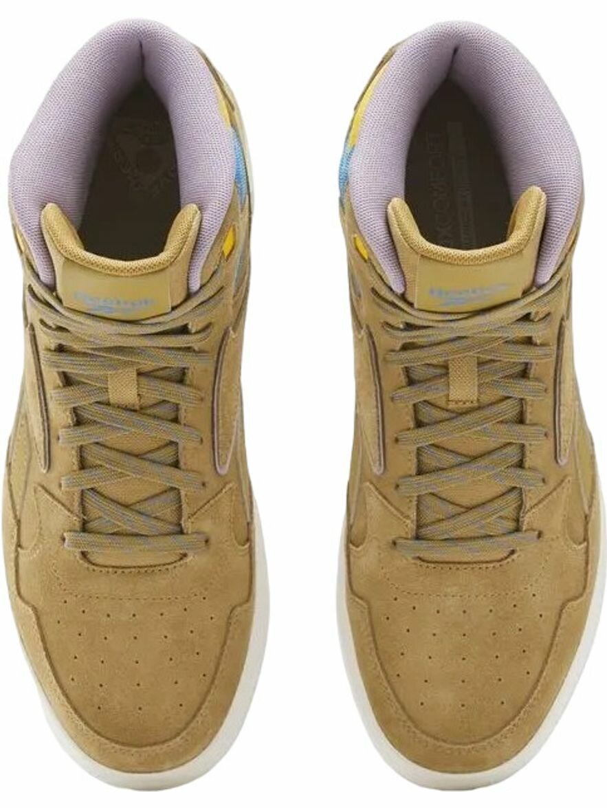 Кеды Reebok ATR Chill Mid, полнота F, размер 8 US, Коричневый/Золотой/Голубой — фото 1