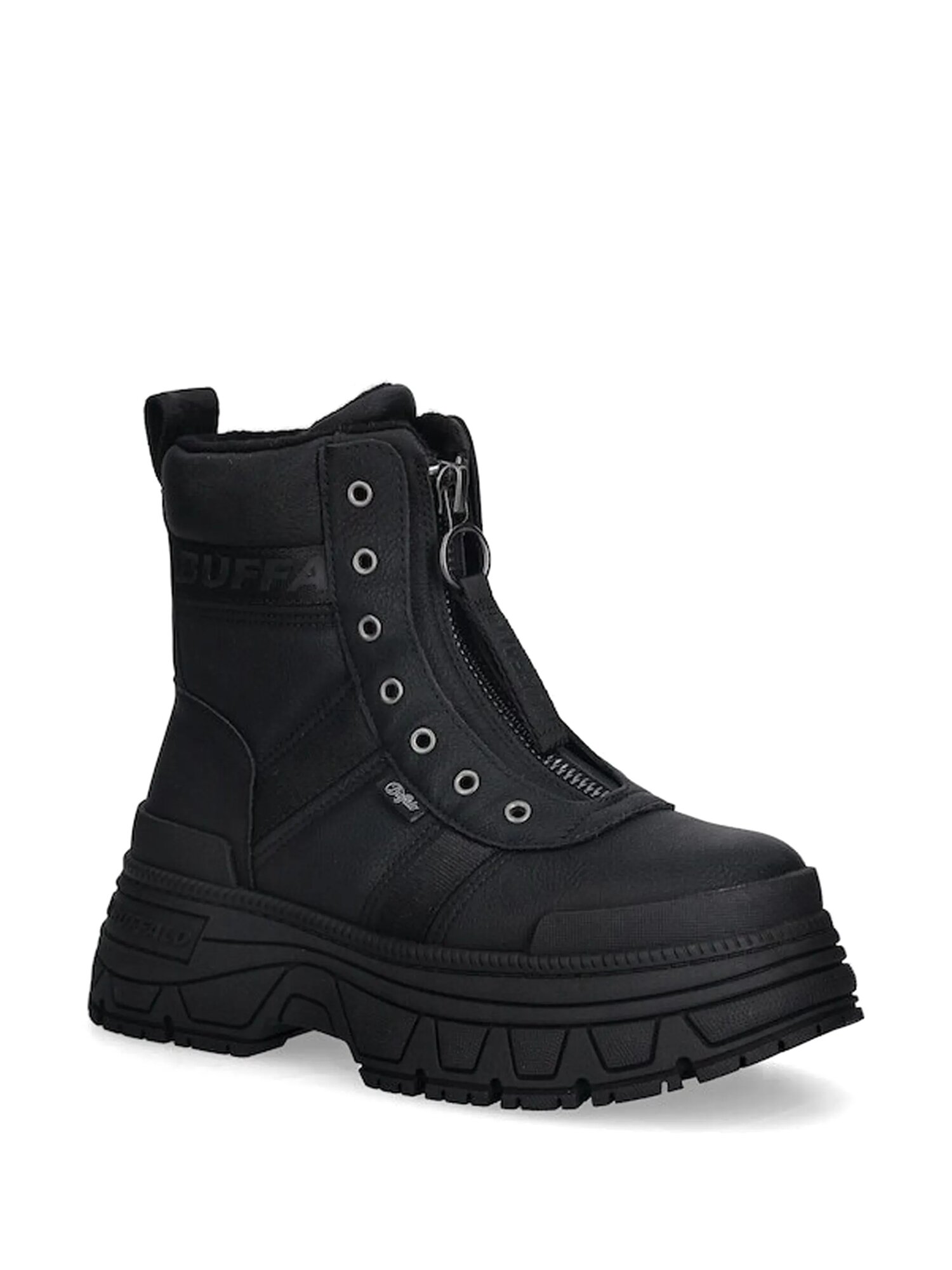 Ботинки Buffalo Zip detail boots, размер 41, black/black — фото 1