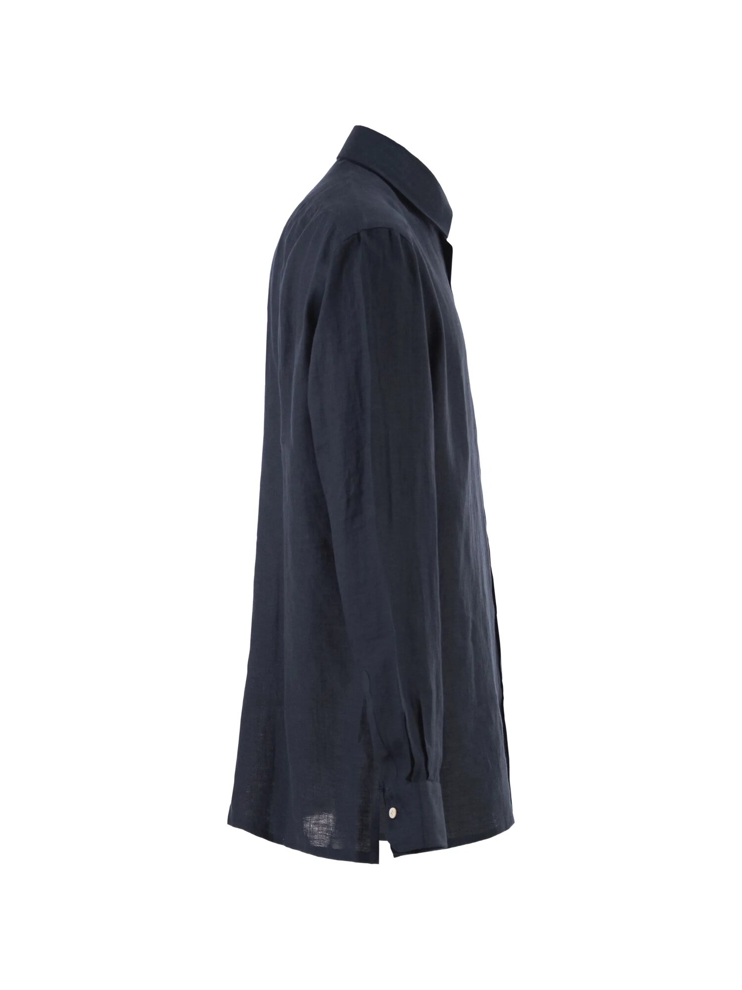Рубашка Kiton Linen shirt, размер 42, blue — фото 1