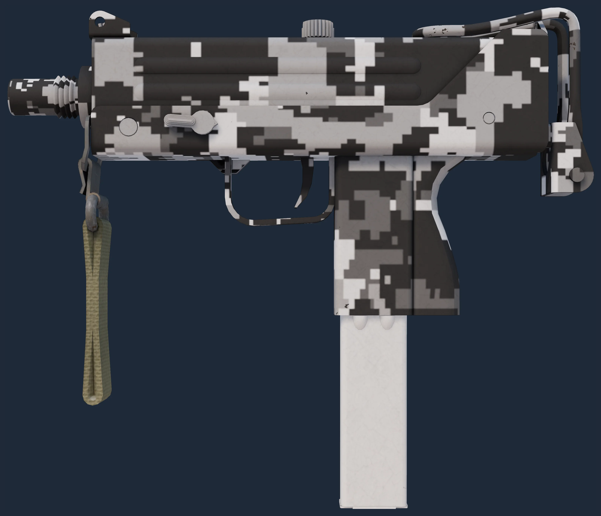 MAC-10 | Пиксельный камуфляж «Город» (Немного поношенное) Скины CS2 с быстрой автовыдачей steam trade