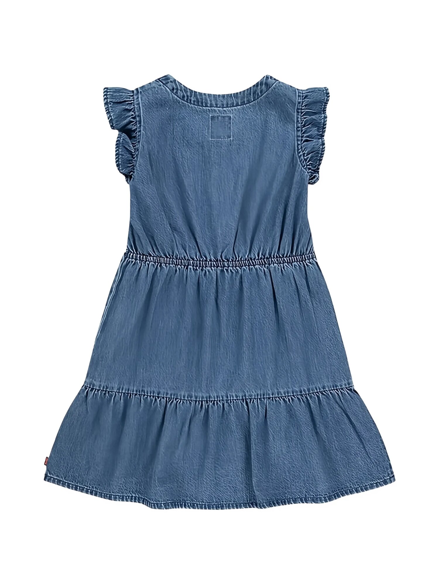 Платье Levi's Ruffled button dress, размер 5 лет, синий — фото 1