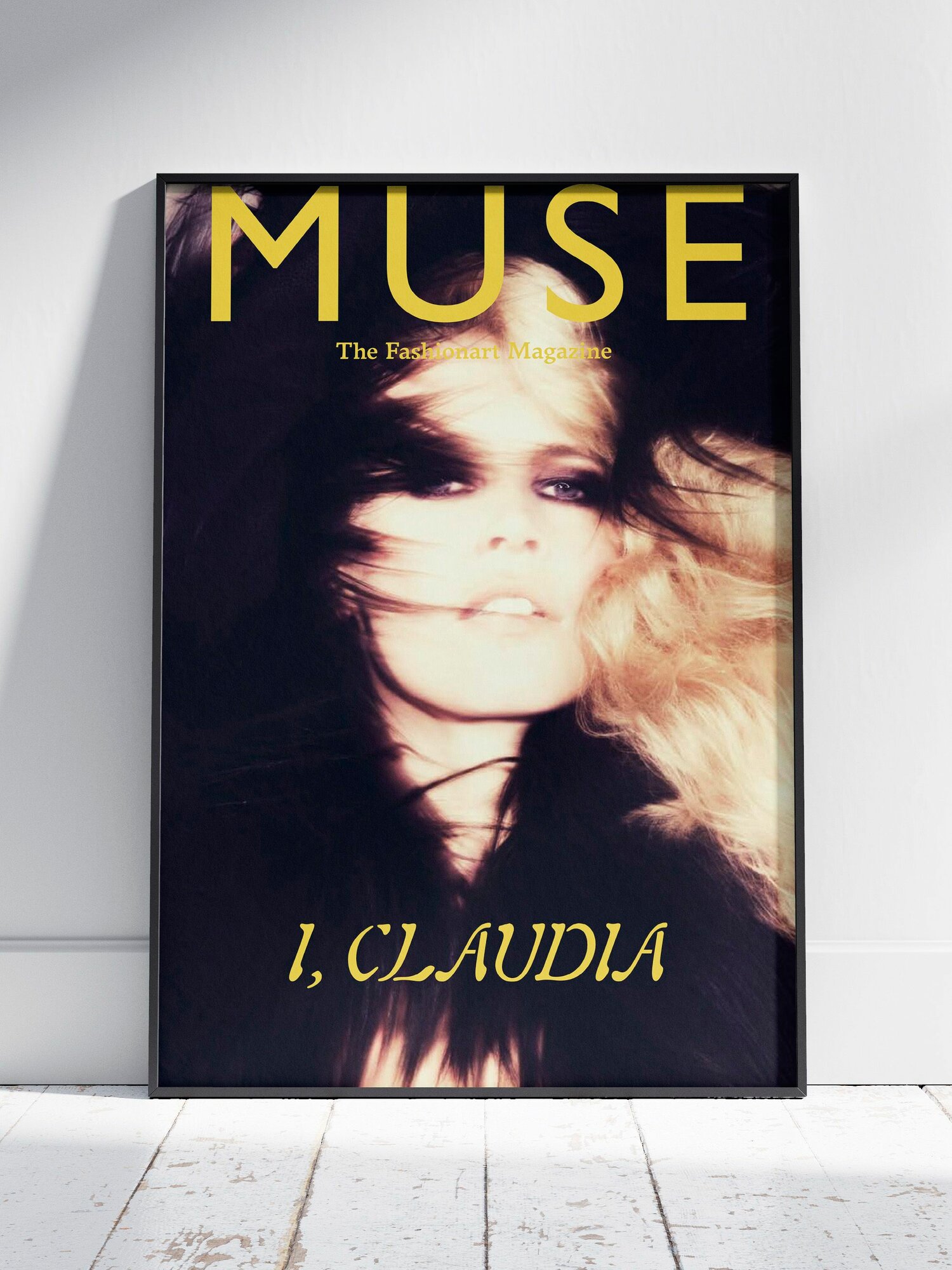 Плакат на стену для интерьера Клаудия Шиффер (Claudia Schiffer 39) - Постер по модели, бренду и моде формата A4 (21x30 см)