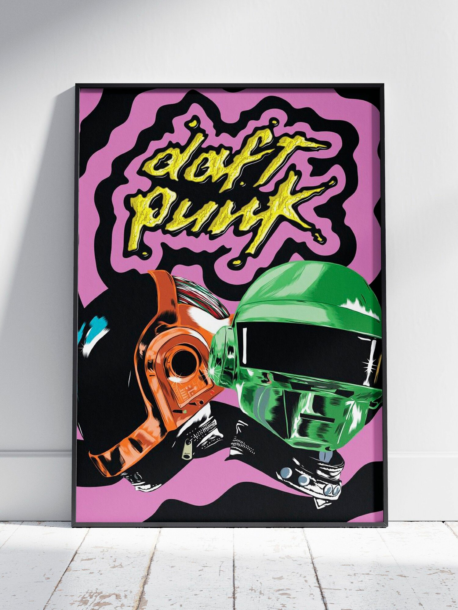 Плакат на стену для интерьера Дафт Панк (Daft Punk 22) - Постер по музыке и артисту формата A3 (30x42 см)