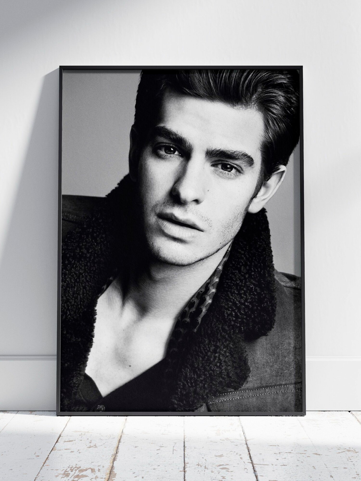 Плакат на стену для интерьера Эндрю Гарфилд (Andrew Garfield 3) - Постер по актеру фильма, кино, сериала формата A4 (21x30 см)