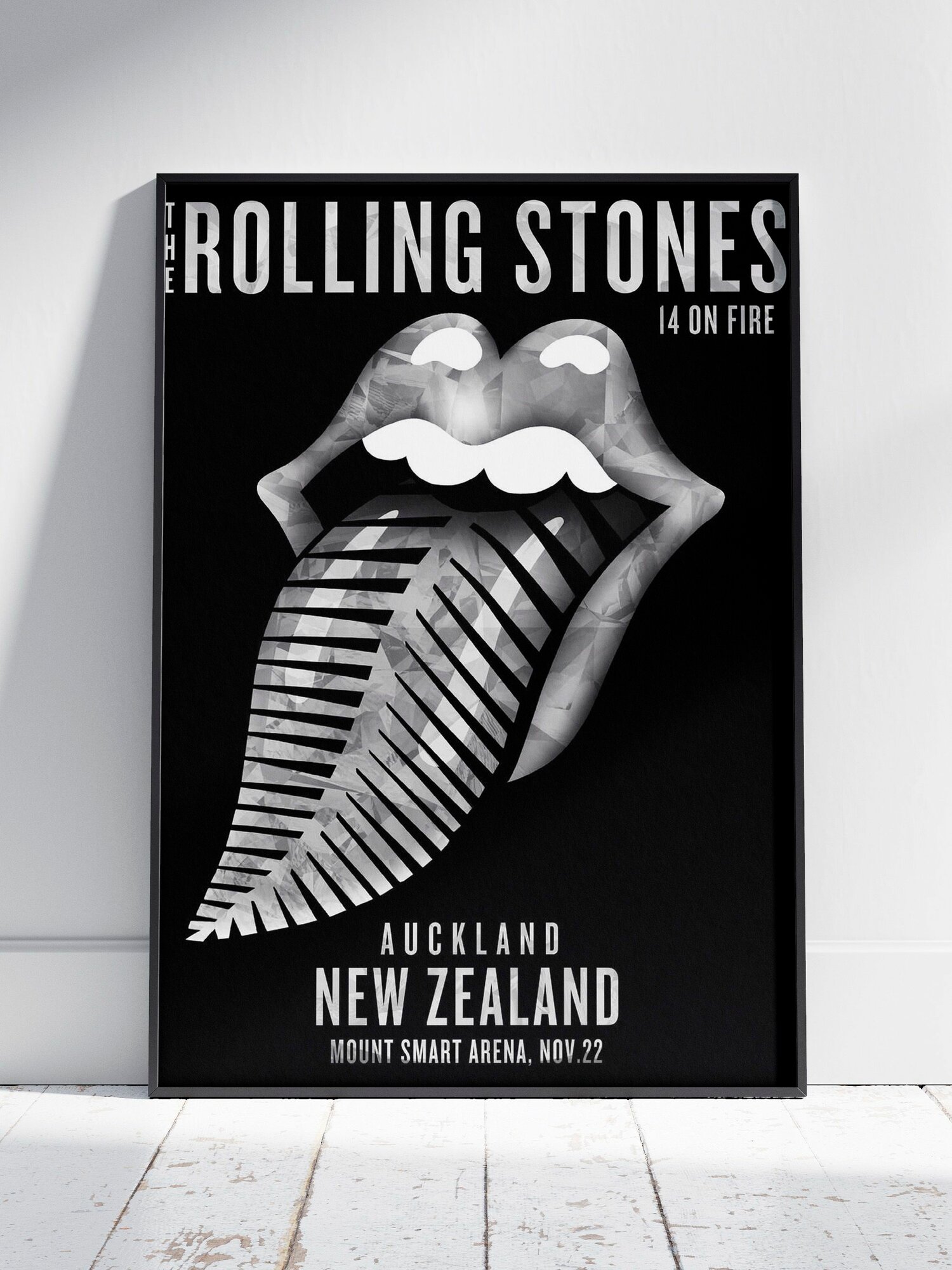 Плакат на стену для интерьера Роллинг Стоунз (The Rolling Stones 10) - Постер по музыке и артисту формата A4 (21x30 см)