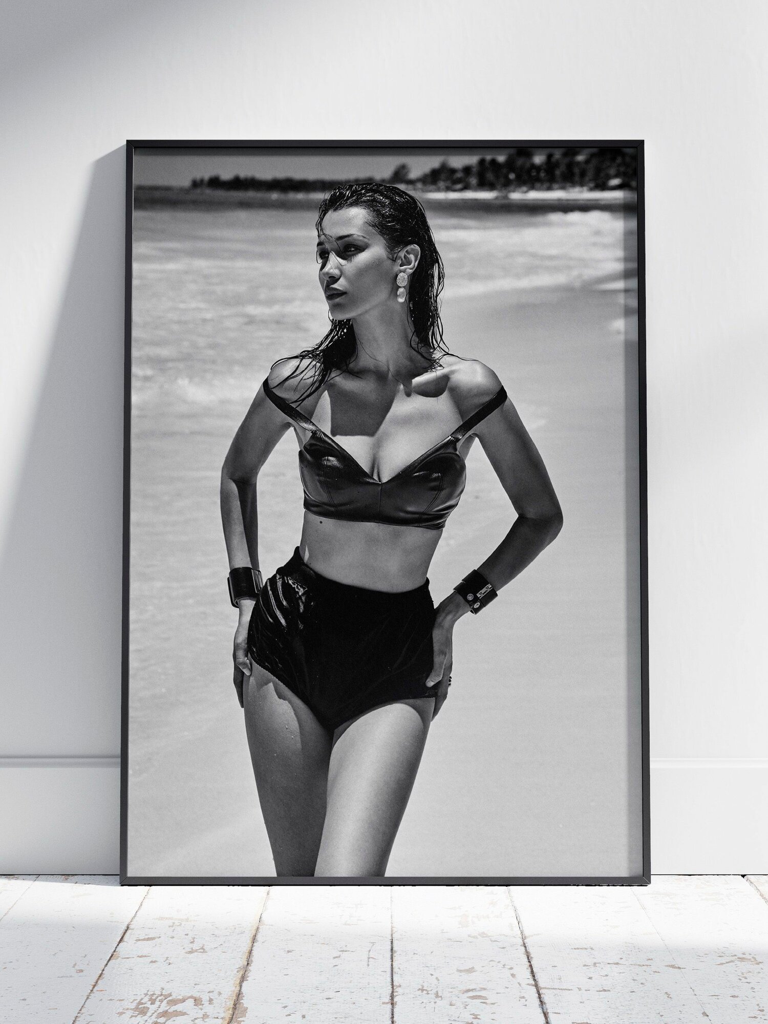 Плакат на стену для интерьера Белла Хадид (Bella Hadid 31) - Постер по модели, бренду и моде формата A4 (21x30 см)