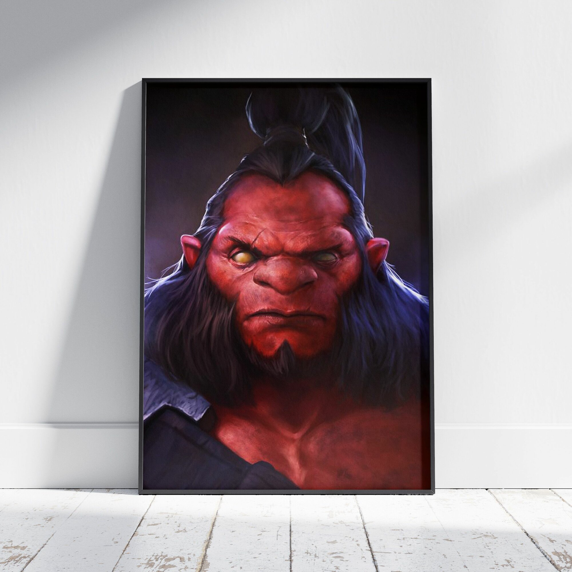 Плакат на стену для интерьера Dota 2 (Axe 1) - Постер по игре формата A3 (30х42 см)