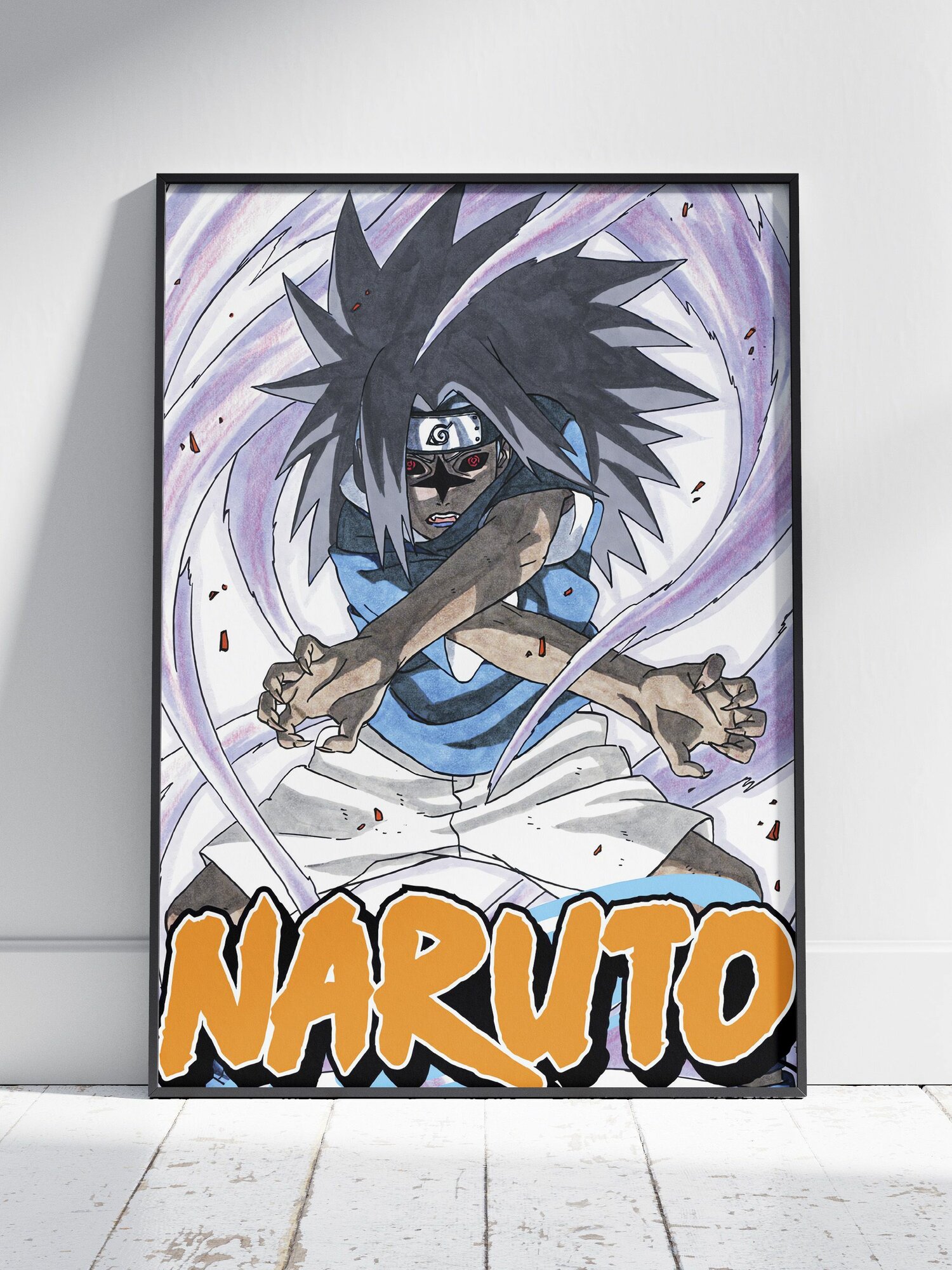 Плакат на стену для интерьера Наруто Ураганные Хроники (Naruto 89) - Постер по аниме и японской анимации формата A4 (21x30 см)