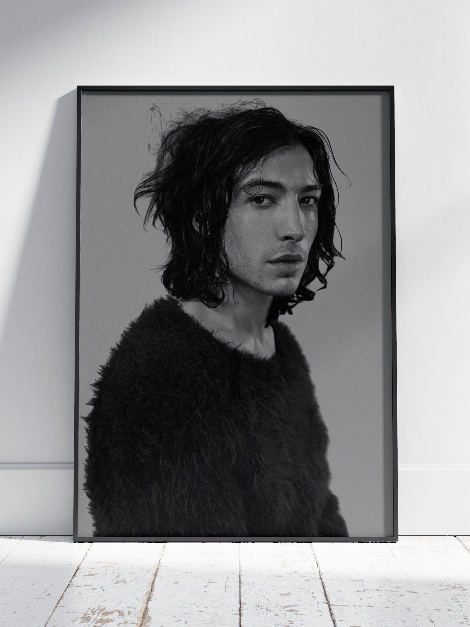 Плакат на стену для интерьера Эзра Миллер (Ezra Miller 3) - Постер по актеру фильма, кино, сериала формата A4 (21x30 см)