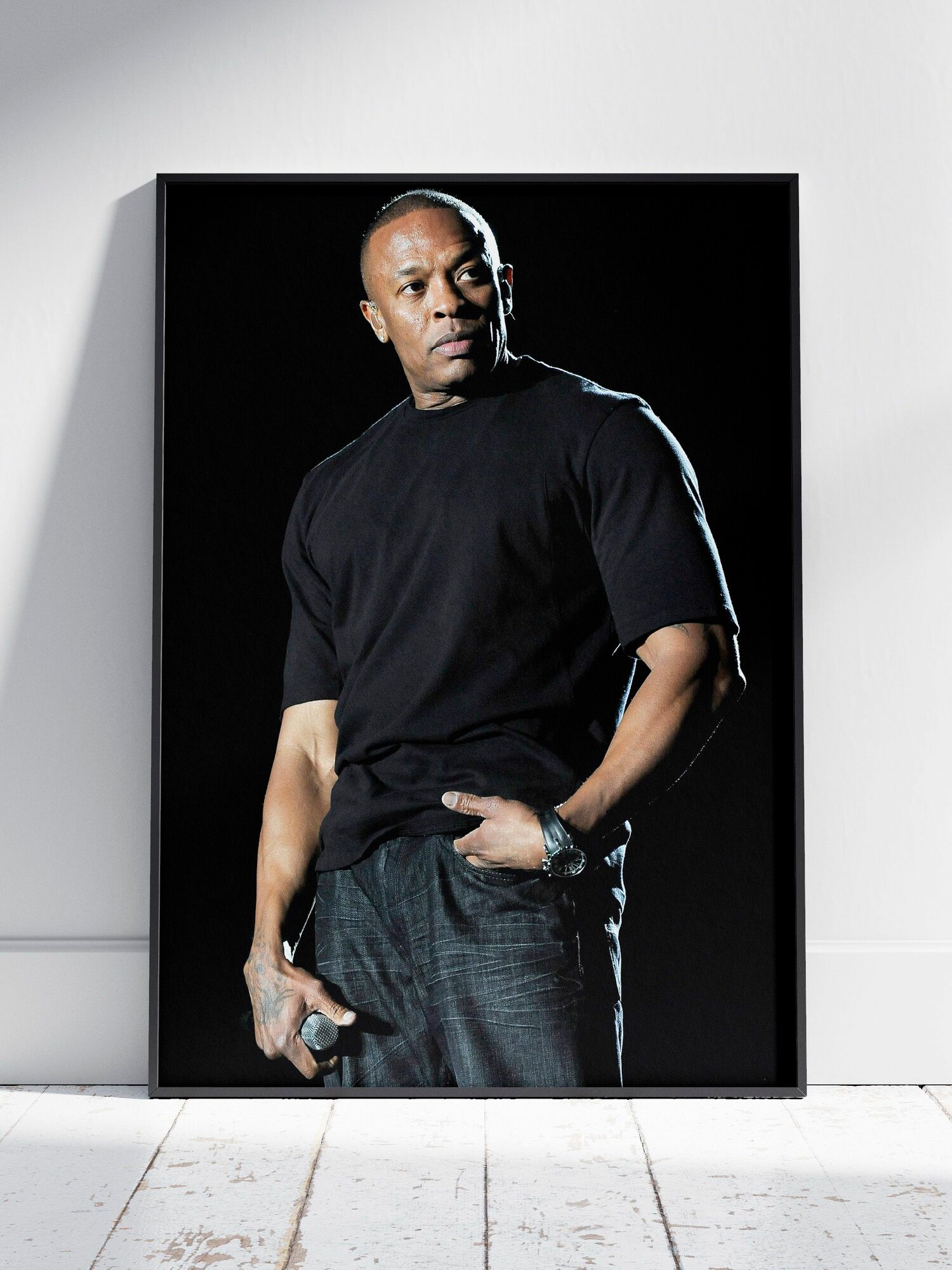 Плакат на стену для интерьера Доктор Дре (Dr Dre 12) - Постер по музыке и артисту формата A4 (21x30 см)