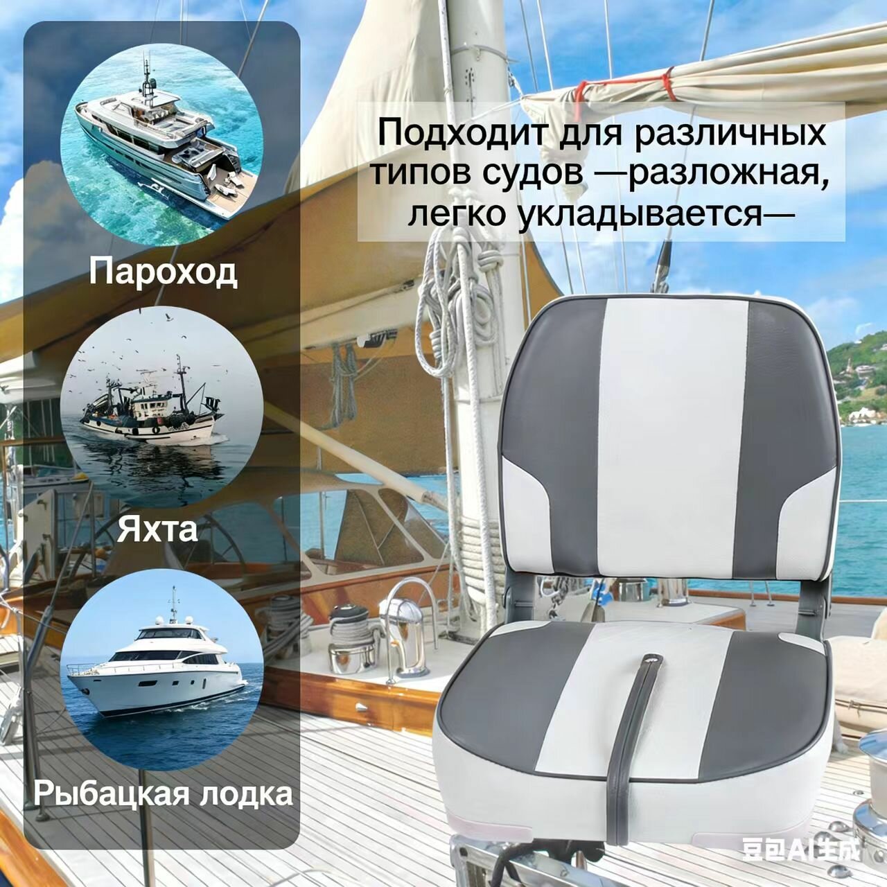 Сиденье для лодки — фото 1