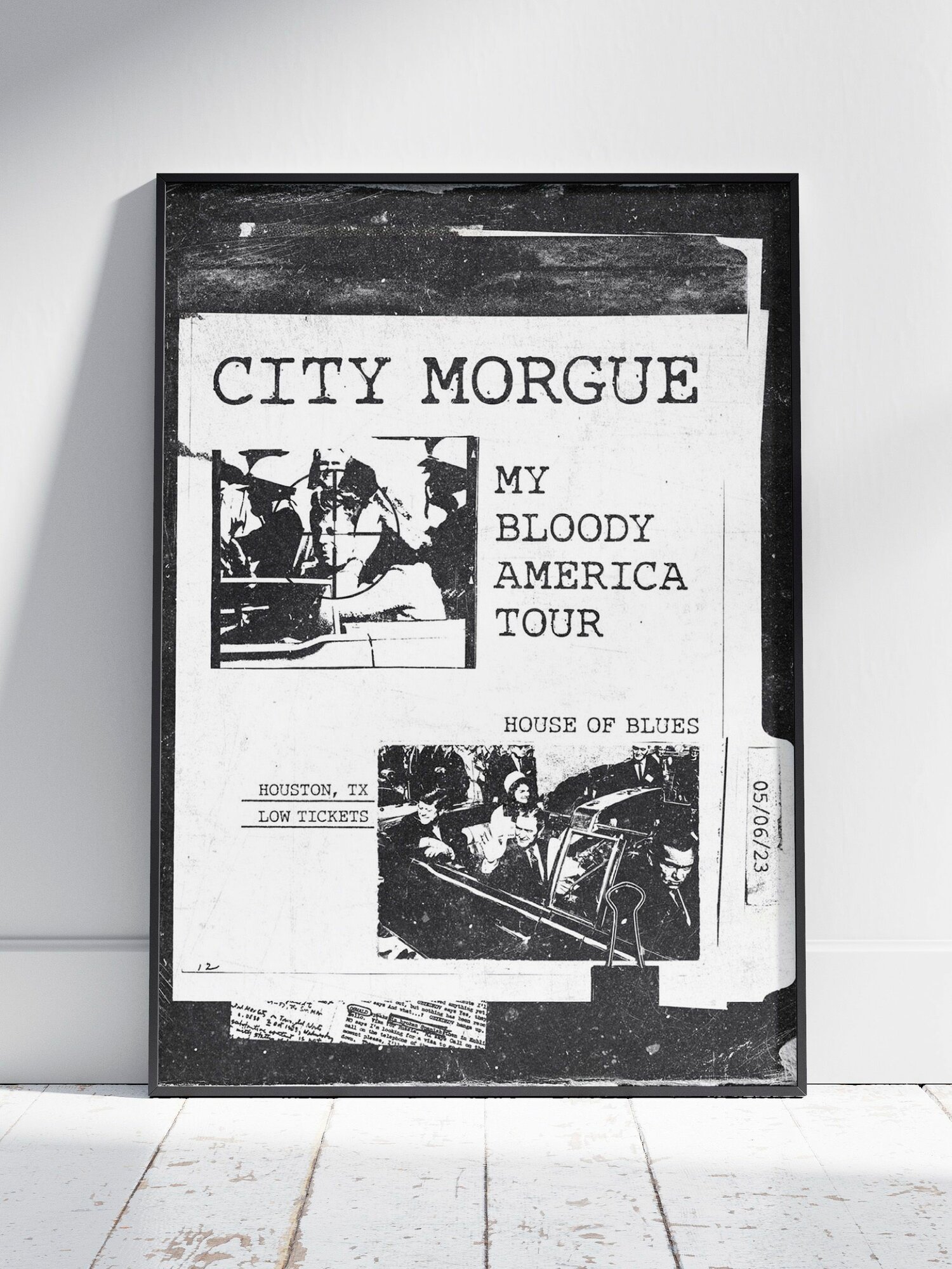 Плакат на стену для интерьера Сити Морг (City Morgue 24) - Постер по музыке и артисту формата A4 (21x30 см)