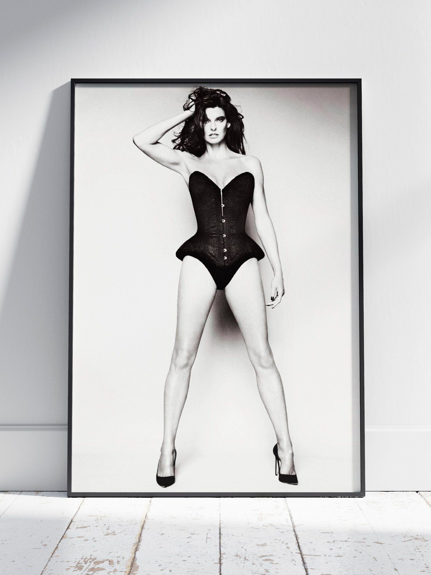 Плакат на стену для интерьера Линда Евангелиста (Linda Evangelista 25) - Постер по модели, бренду и моде формата A4 (21x30 см)