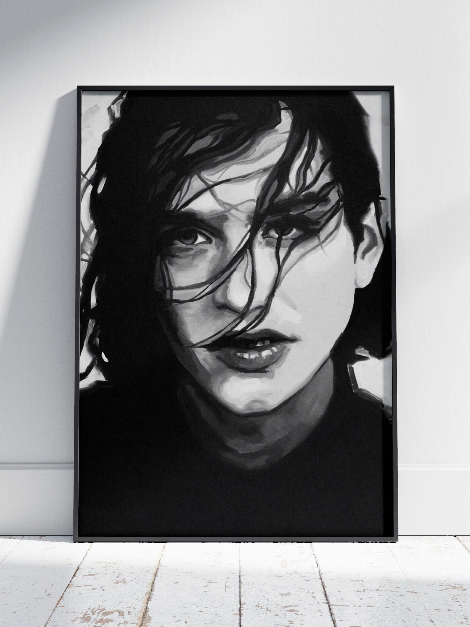 Плакат на стену для интерьера Плацебо (Брайан Молко - Brian Molko 8) - Постер по музыке и артисту формата A4 (21x30 см)