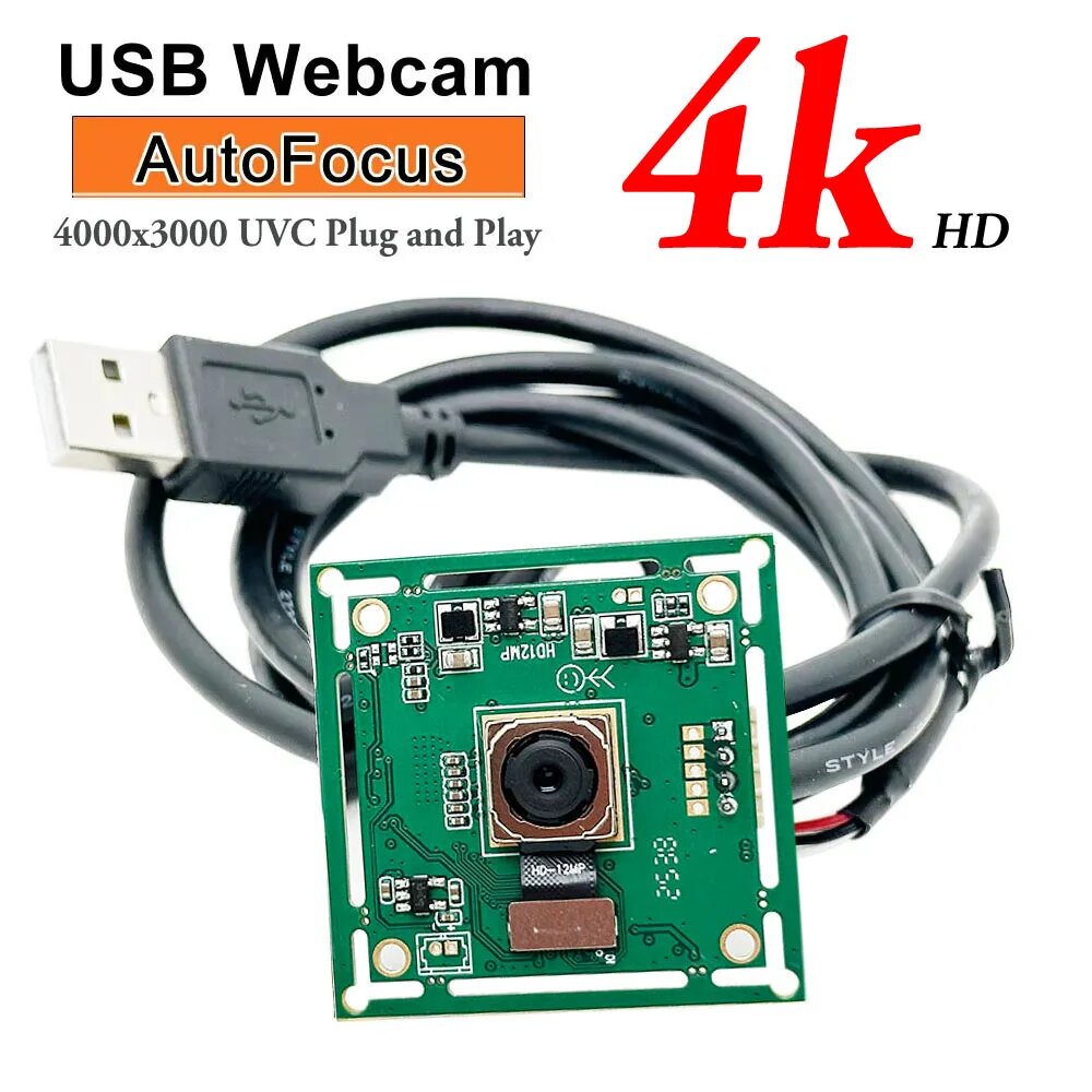 Webcam Sufco 12МП IMX362, кабель 3M