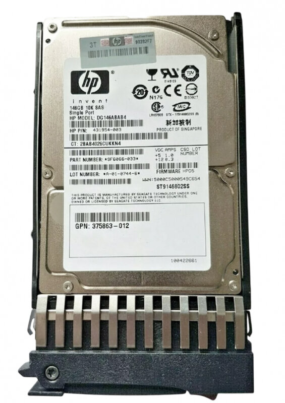 Жесткий диск HP 9F6066-033 146Gb SAS 2,5" HDD