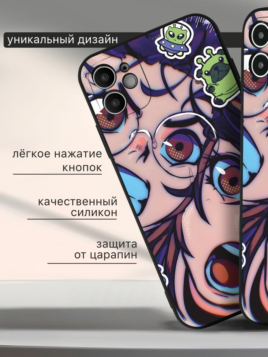Чехол на iPhone 11 Dandadan - Аниме — фото 1
