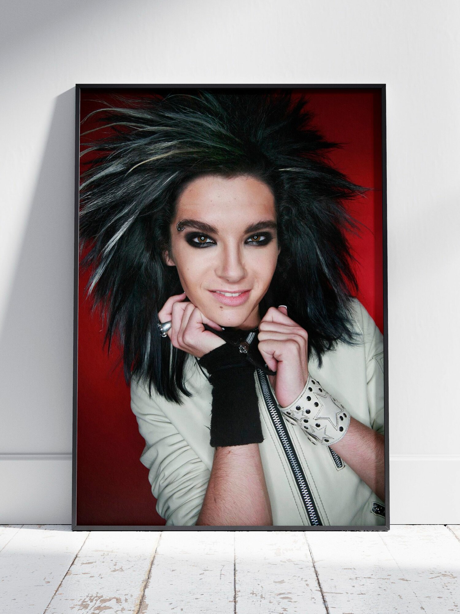 Плакат на стену для интерьера Токио Хотел (Билл Каулитц - Bill Kaulitz 10) - Постер по музыке и артисту формата A4 (21x30 см)