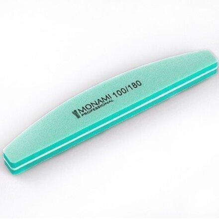 Набор, Monami Professional, Баф «Лодочка», 100/180, зеленый, 3 шт.
