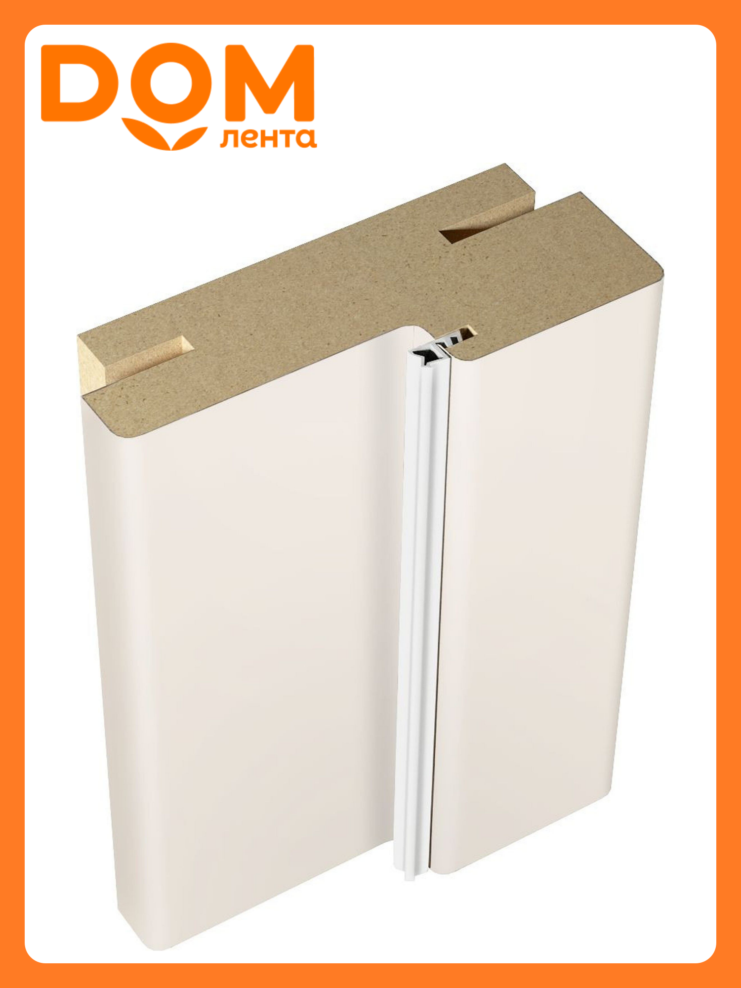 Дверная коробка Аляска телескопическая Слоновая кость 30х2100 мм 2,5 шт