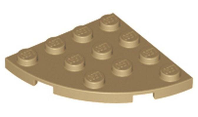 Деталь Lego 30565 Plate, Round Corner 4 x 4