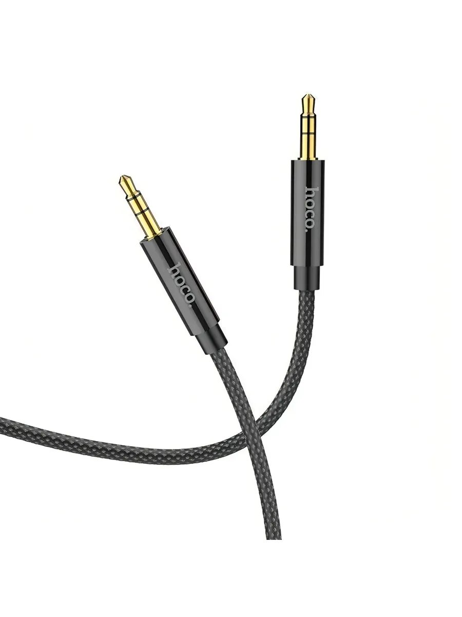 Кабель аудио Hoco UPA19 AUX 3.5mm 1M Black