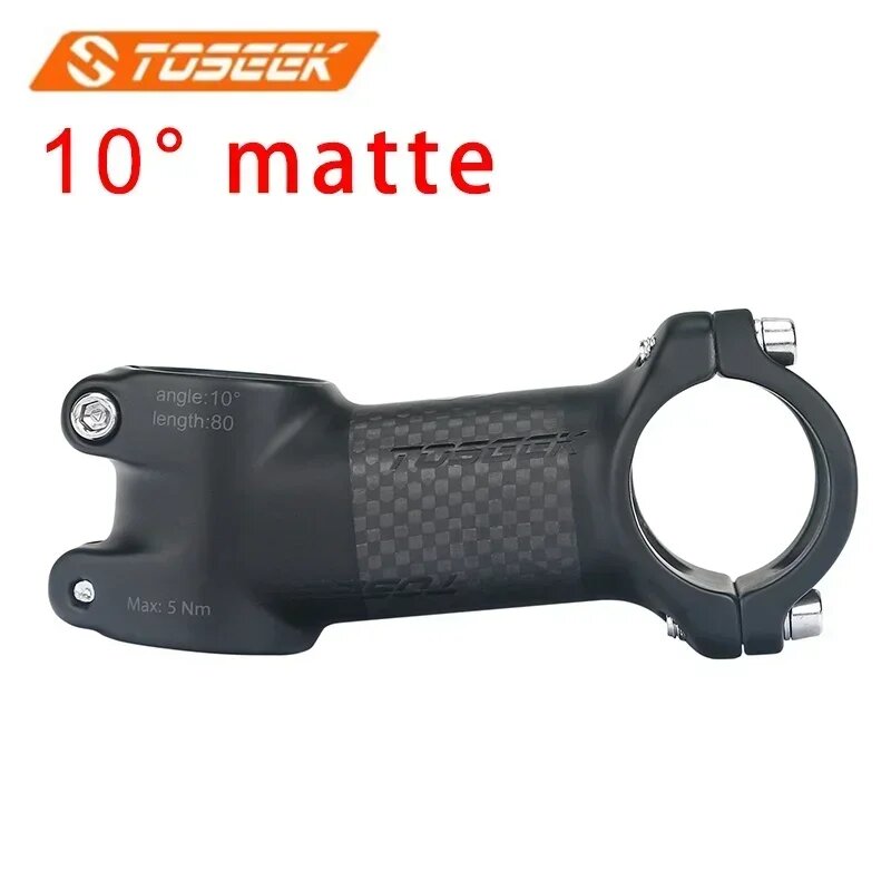TOSEEK Вынос руля углепластиковый 10° 80mm