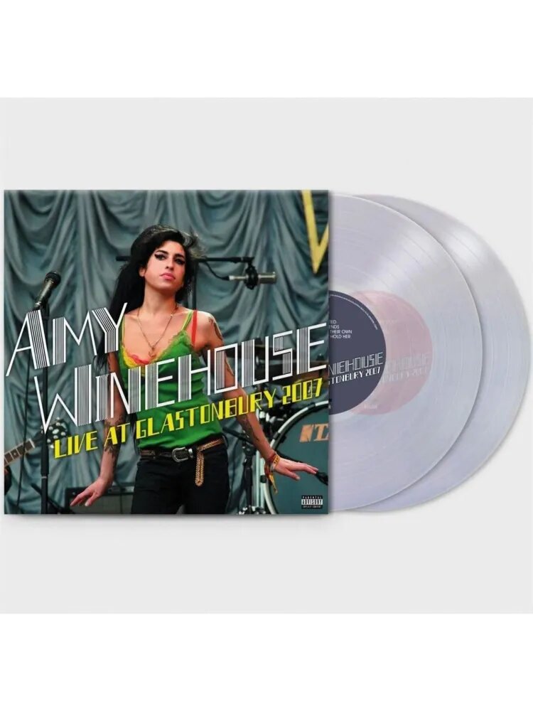Виниловая пластинка Amy Winehouse - Live At Glastonbury 2007 2 x Vinyl, LP, Album, Limited Edition, Clear 180 Gram Новый