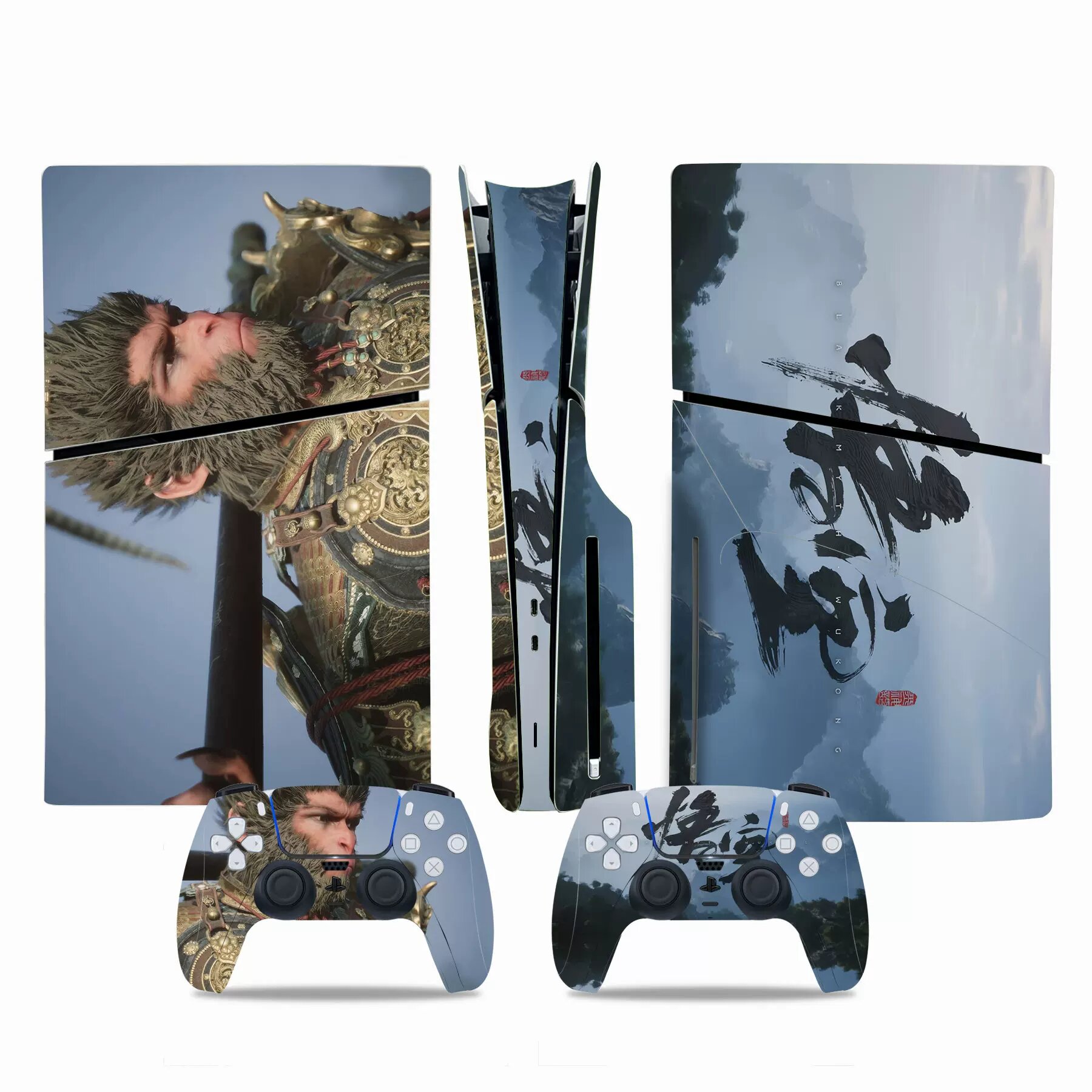 Наклейка Black Myth Wukong для PlayStation 5 Slim Light Weight Disc Drive Model