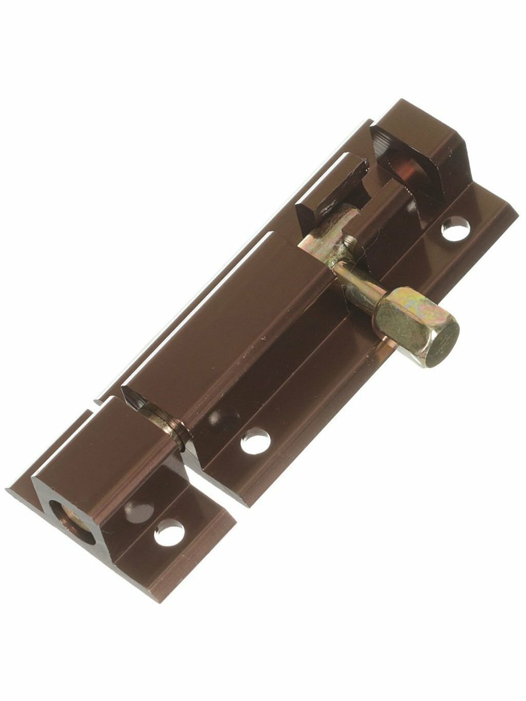 Шпингалет накладной Apecs DB-05-60-AB 60 мм бронза — надежная дверная фурнитура для дома и офиса. Артикул 00008277
