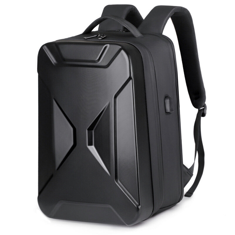 Легкость и практичность KLQ BP18 Hard shell business backpack 17" large capacity laptop storage bag