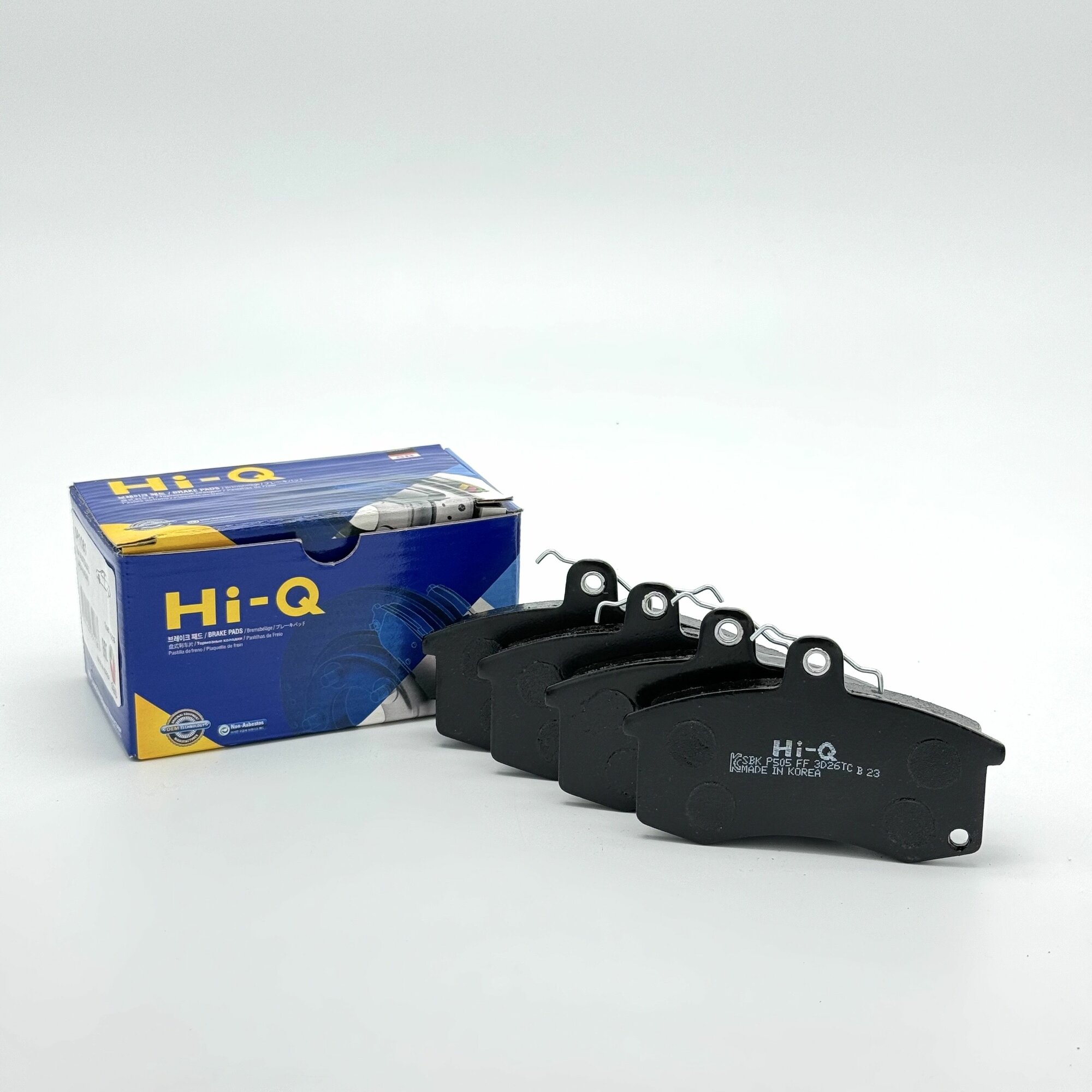 Передние тормозные дисковые колодки Hi-Q SP1181 подходят для ВАЗ/LADA 2108-21099, 2110-2112, 2113-2115, Приора, Калина, Гранта, с отверстием под датчик