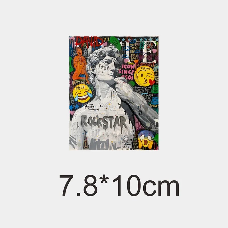 Наклейка на одежду David Rockstar, цвет A71-14