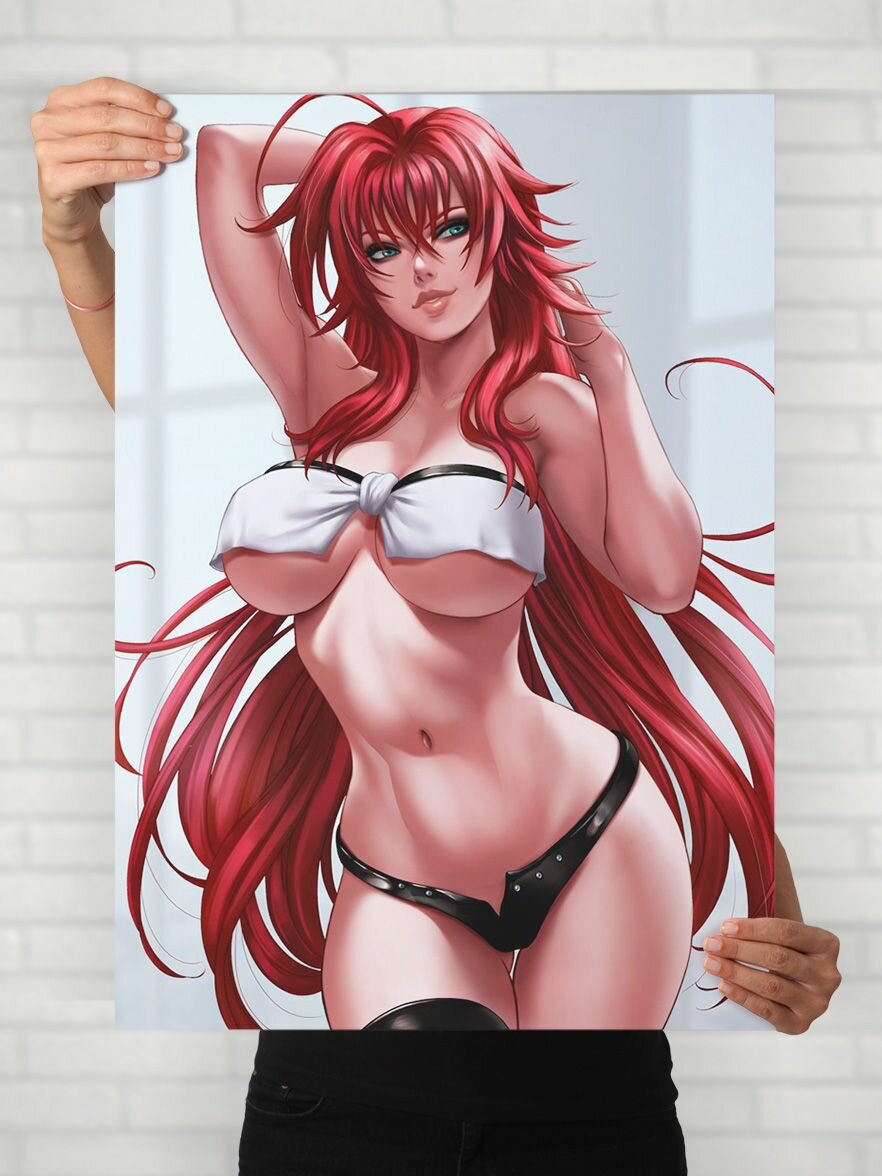 Плакат на стену для интерьера Старшая школа DxD (Риас Гремори 1) - Постер по аниме и японской анимации формата A1 (61x84 см)