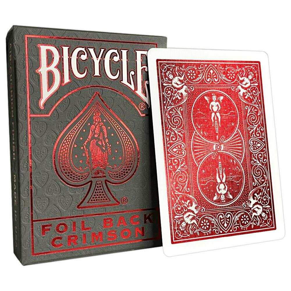 Карты игральные пластиковые "Bicycle Metalluxe Red" 61872 Bicycle
