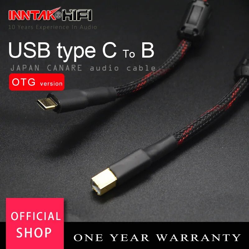 Аудиокабель USB Type C to B Canare 1.5 м
