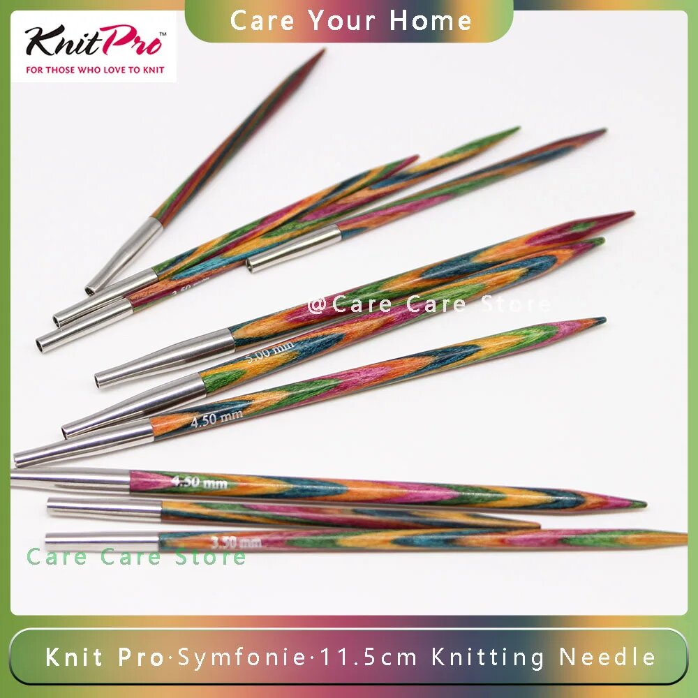 Knitpro Symfonie Круглые вязальные спицы 11.5см 1pair-nocable-3.75mm