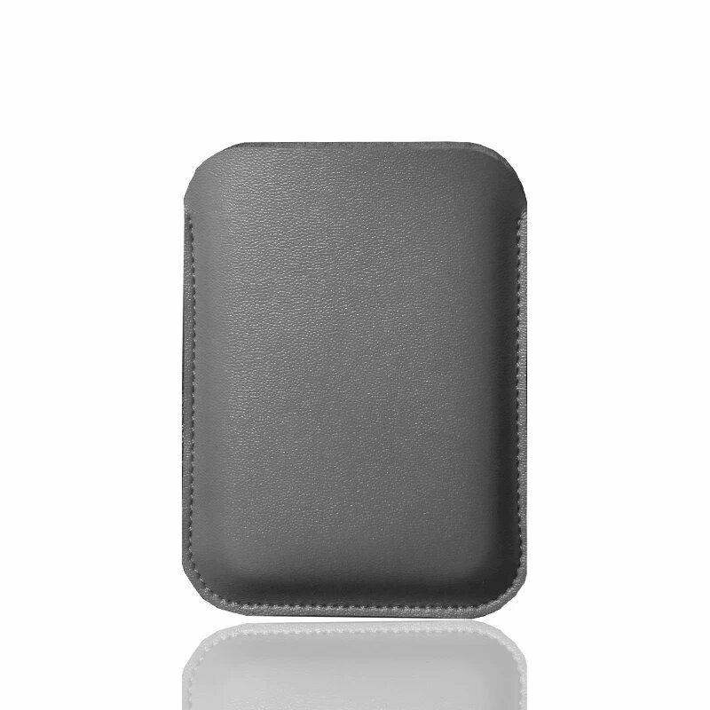 Чехол для iPhone 12/13 с батареей, серый, без застежки, 10x6.5 см, защитный чехол