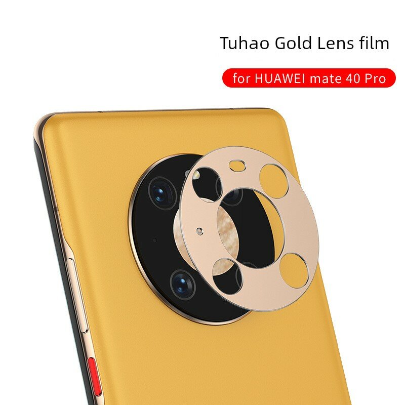 Защитное кольцо для объектива камеры Huawei Mate 40 Pro, золотой, антицарапинное для смартфонов 5G