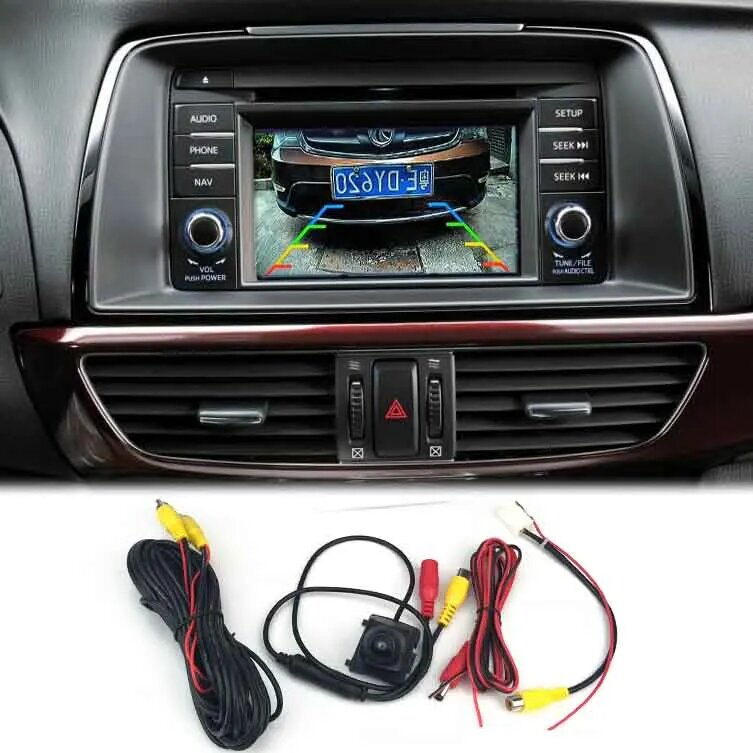 JIAYITIAN для Mazda 6 Atenza Mazda 6 GJ GL 2013 ~ 2022 комплект кабелей адаптера для OEM-монитора/HD CCD автоматическая камера заднего вида