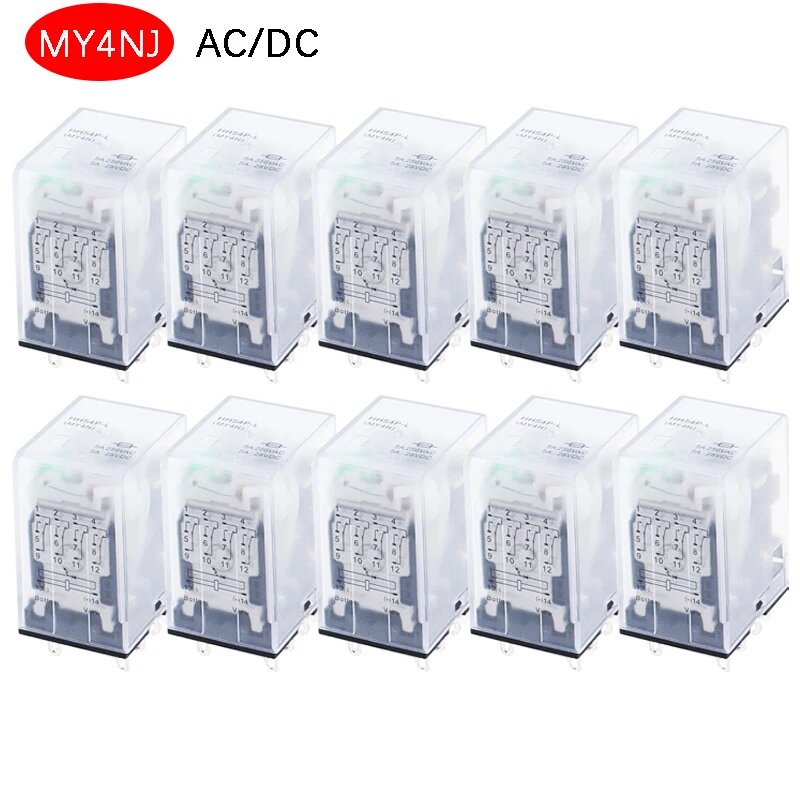 Реле MY4NJ HH54P 14 контактов, 220V AC