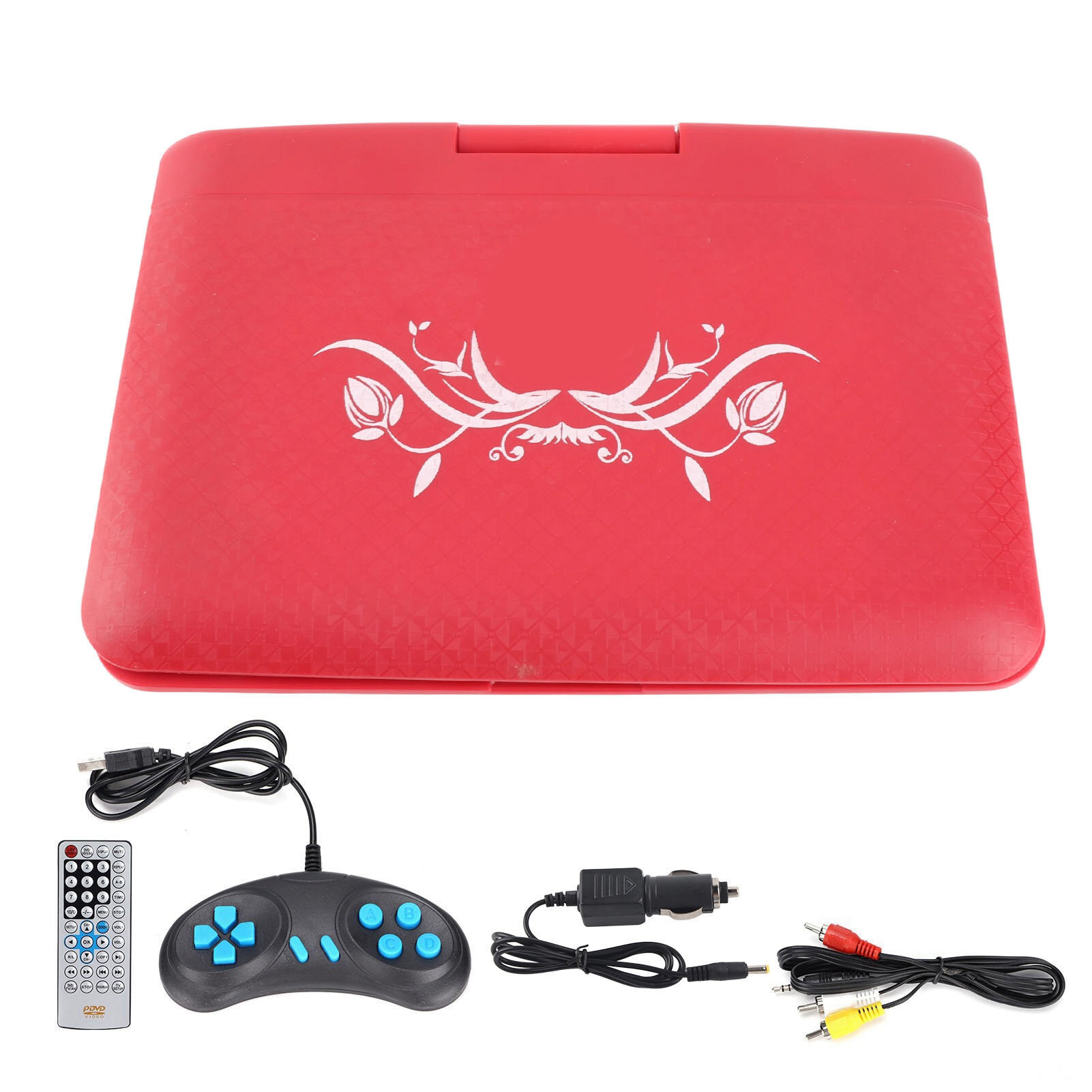 6,8-дюймовый портативный HD-плеер для детей, многофункциональный автомобильный DVD-плеер для машины и отдыха на природе