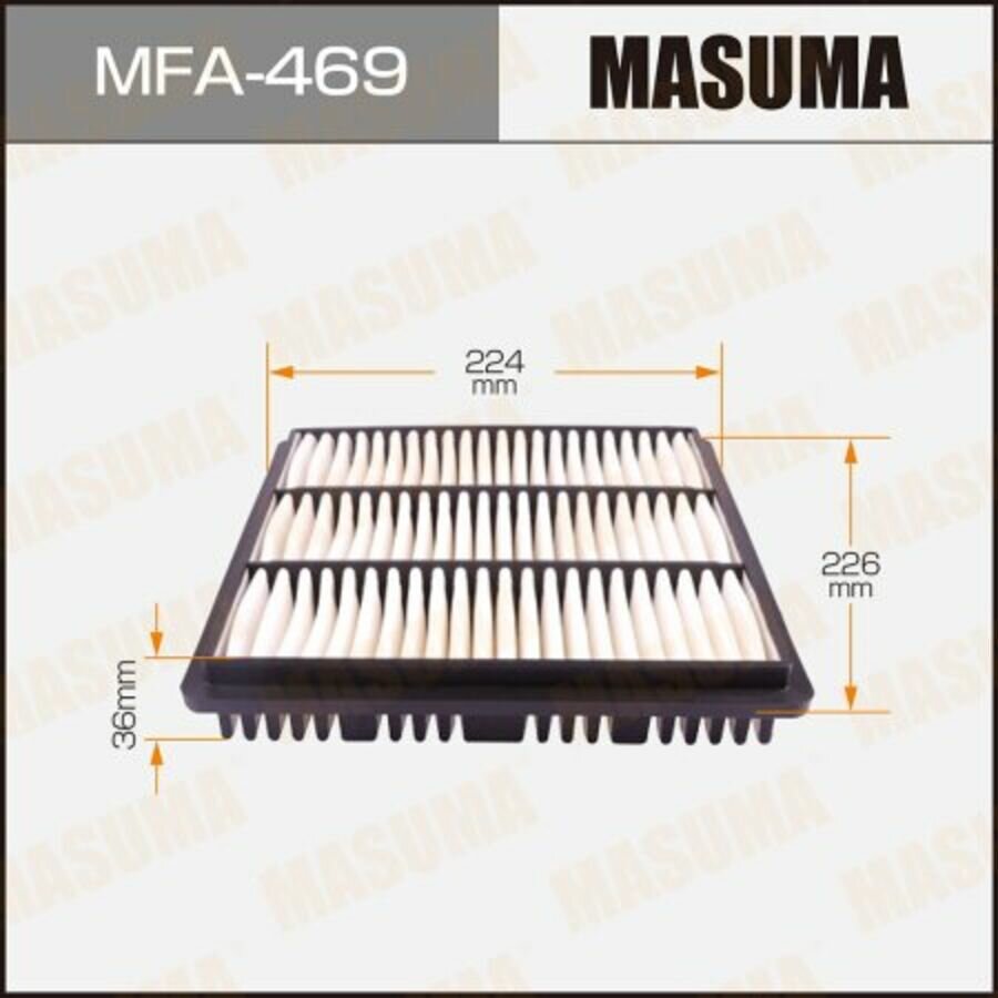 Фильтр Воздушный Mitsubishi Pajero 3.0 V6 1990-> (Masuma MFA-469)