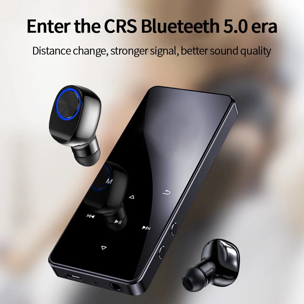 MP3-плеер 8ГБ Bluetooth 4.2, черный — фото 1