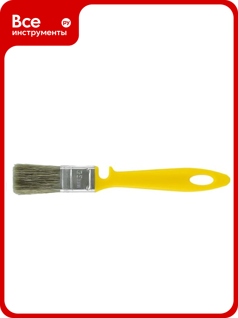 Кисть флейцевая Pobedit Лазурь Profi 25х10 мм 1519061