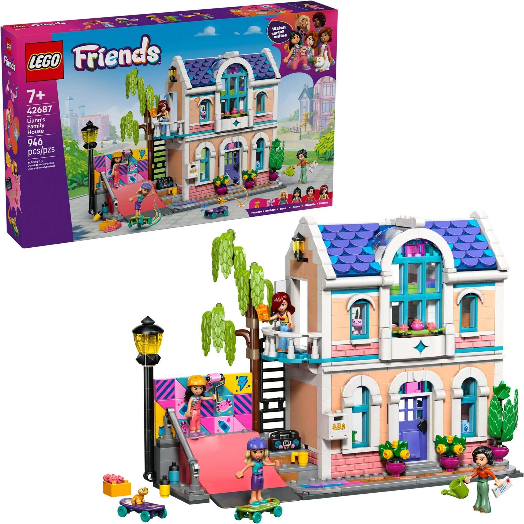 Конструктор LEGO Friends 42687 Дом семьи Лианн, 946 деталей