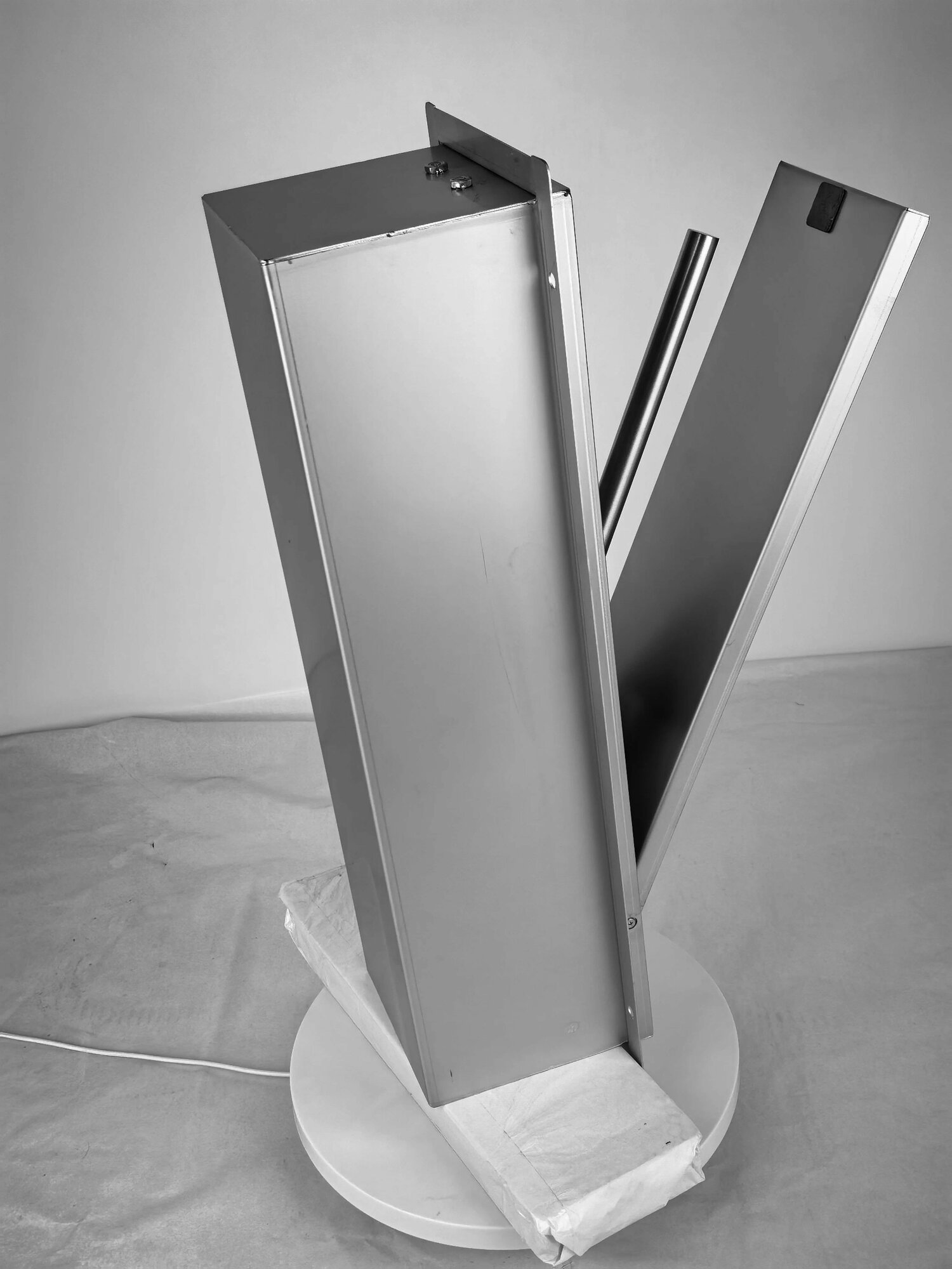 Встроенная ниша для ванной, нержавеющая сталь, 118×44.8×12.5 см — без сверления, с подставкой для ершика, серый