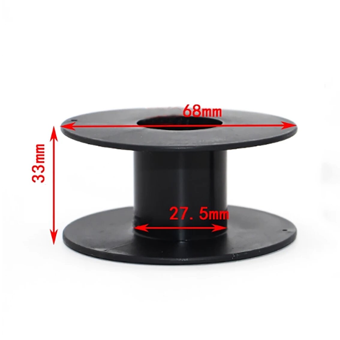 Черные катушки для намотки 68x33mm, 5шт
