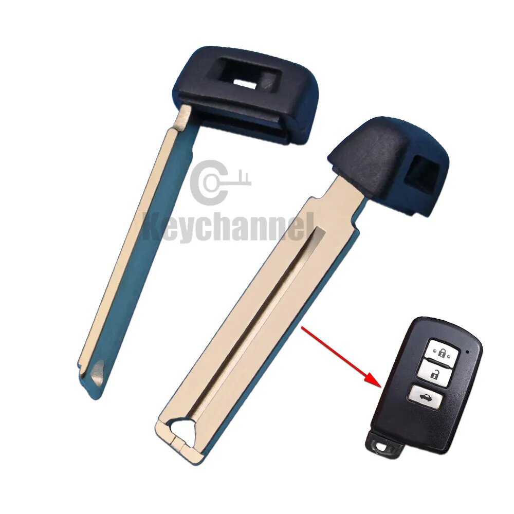 Keychannel 10 шт. TOY48 TOY40 автомобильный ключ пустой умный дистанционный аварийный лезвие A