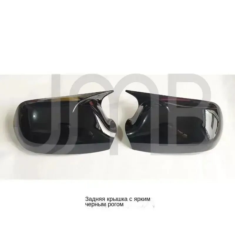 Накладки на зеркала Mazda 3 Bk 2003-2009 (M Style) Чёрный глянец Защита внешних частей автомобиля